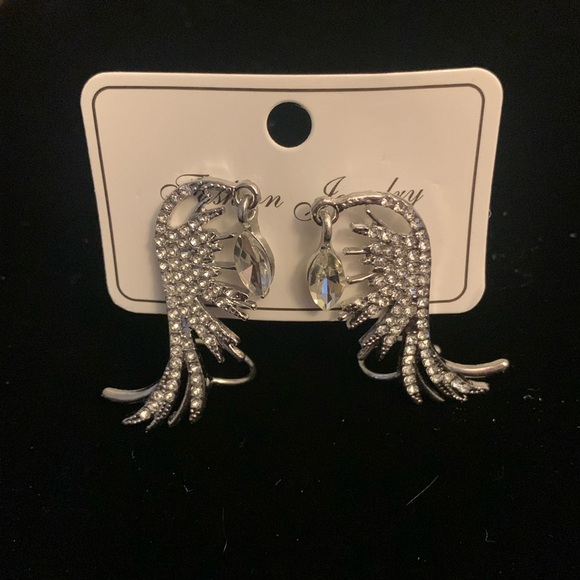 Jewelry | 85 Rhinestone Angel Wings Ear Cuffs | Poshmark
